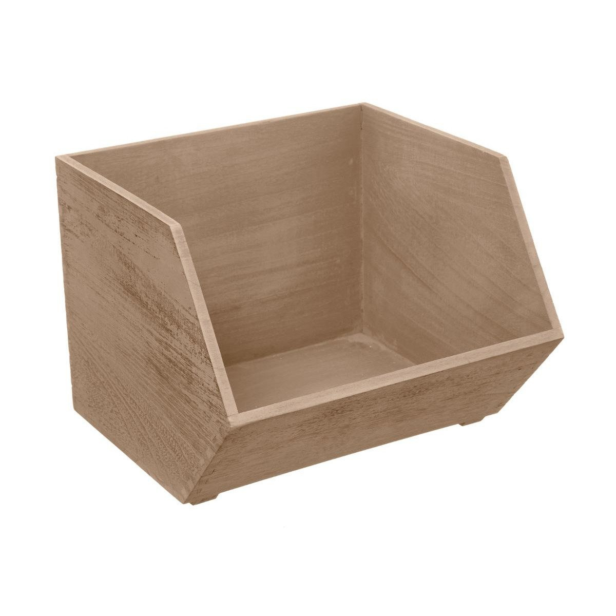 Cos pentru legume si fructe, 3 buc la set, din lemn