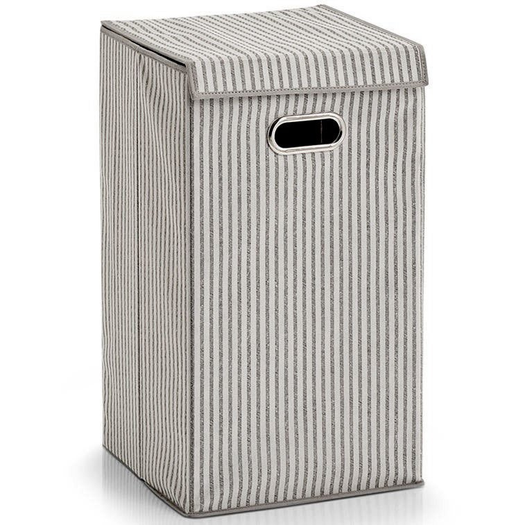 Cos de rufe pliabil, Gri, 60 L, Zeller