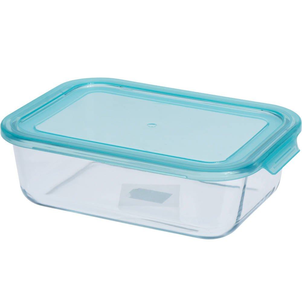 Recipient din sticlă cu capac din plastic, 1500 ml